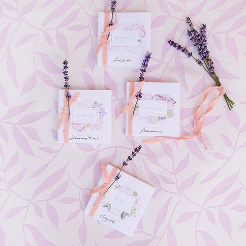 Watercolor Florals Notepad - Forever Wedding Favors